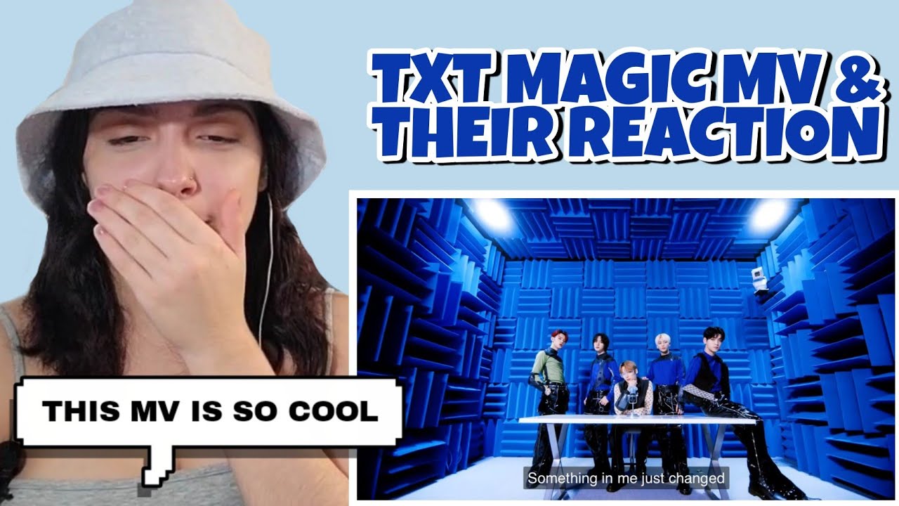 #TXT (#투모로우바이투게더) 'Magic' Official MV & 'MAGIC' MV REACTION BY TXT ...