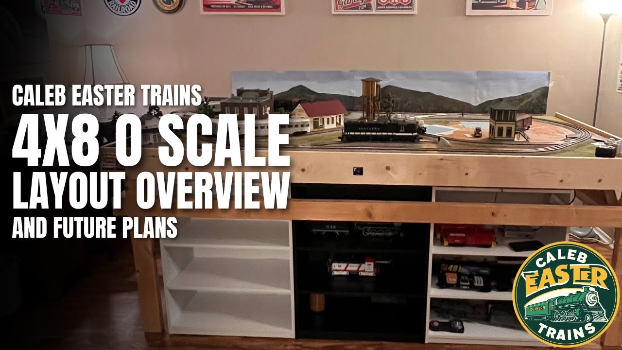 4x8 O Scale Southern Layout Overview & Future Plans! Caleb Easter ...