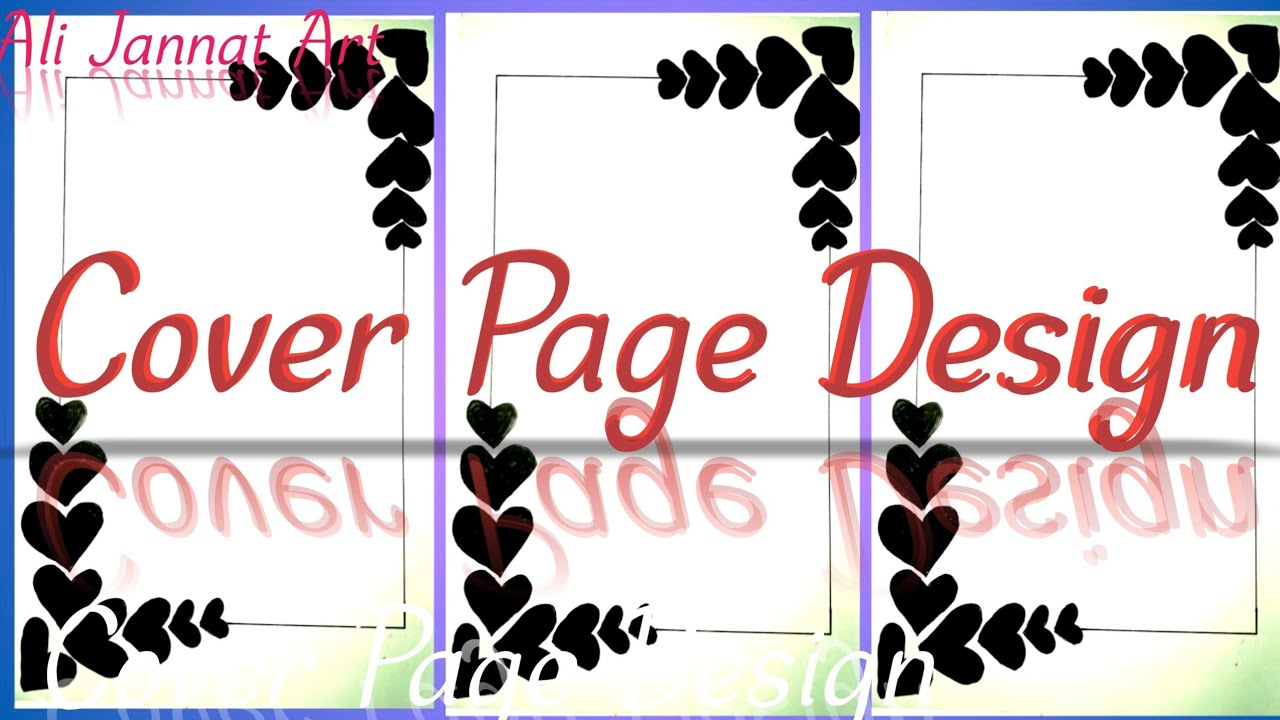 Beautiful easy border design || assignment front page design ||Cover ...