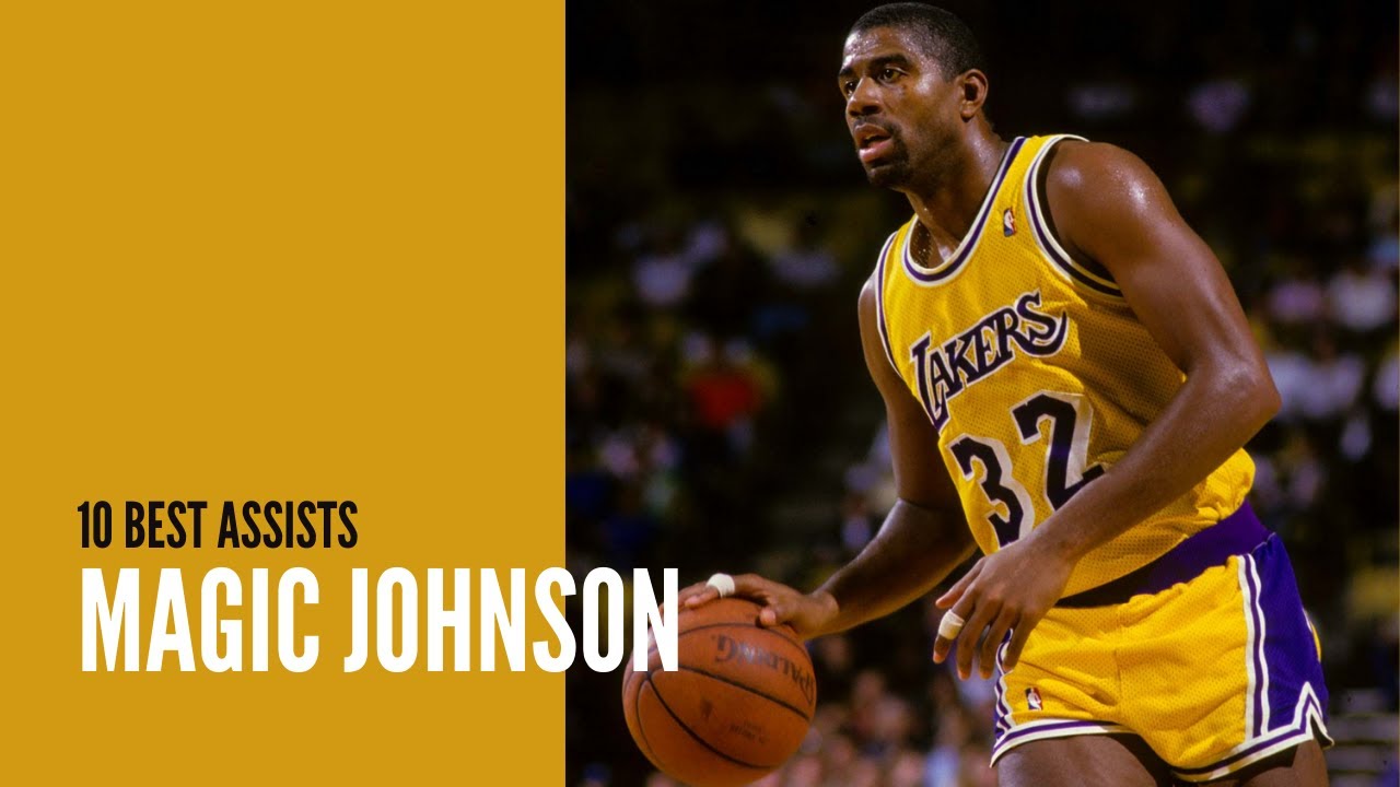 10 BEST ASSISTS MAGIC JOHNSON! - YouTube