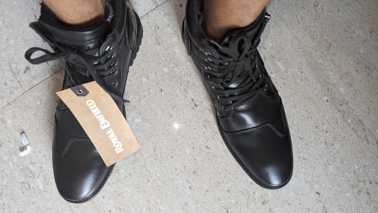 Royal Enfield Mudbound boots Unboxing 2023 #bullet350 #royalenfield ...