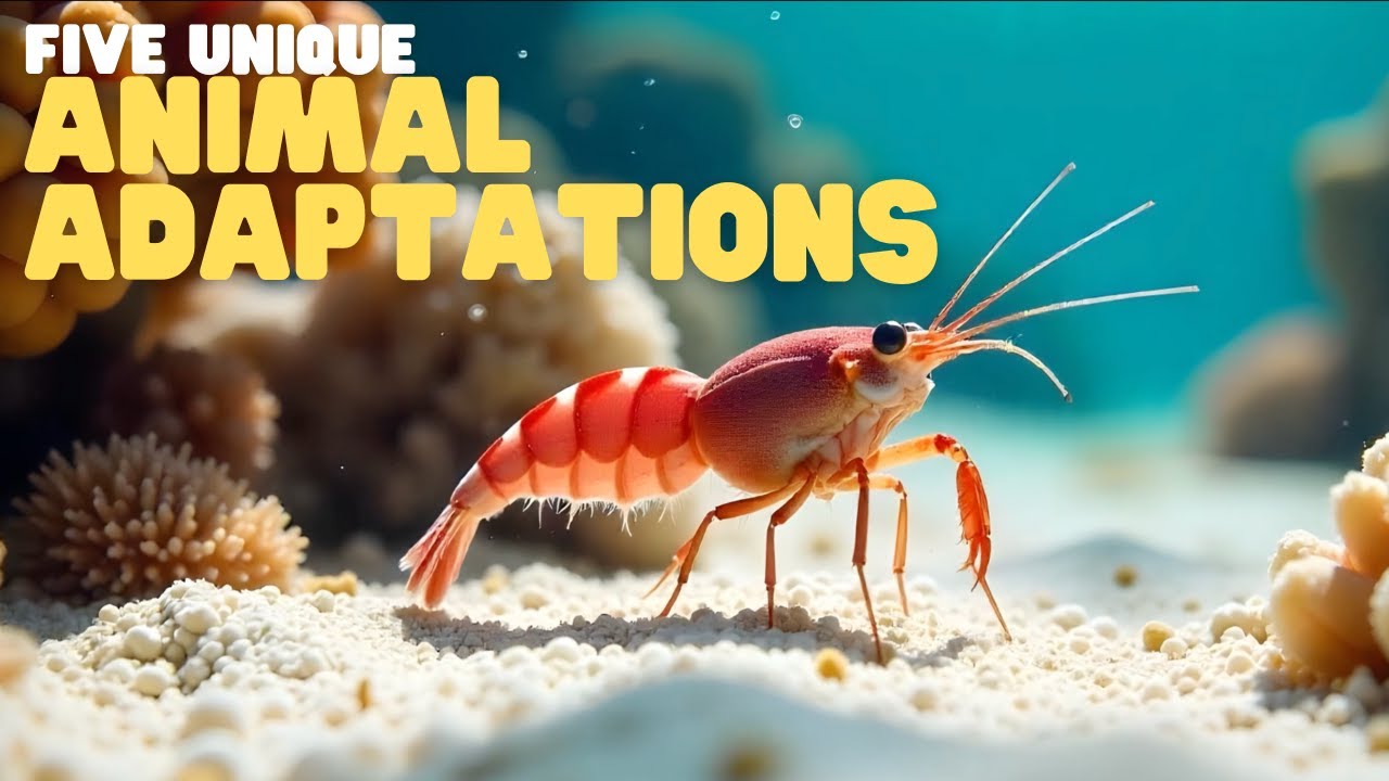 Five Unique Animal Adaptations | Learn about some cool animal survival ...
