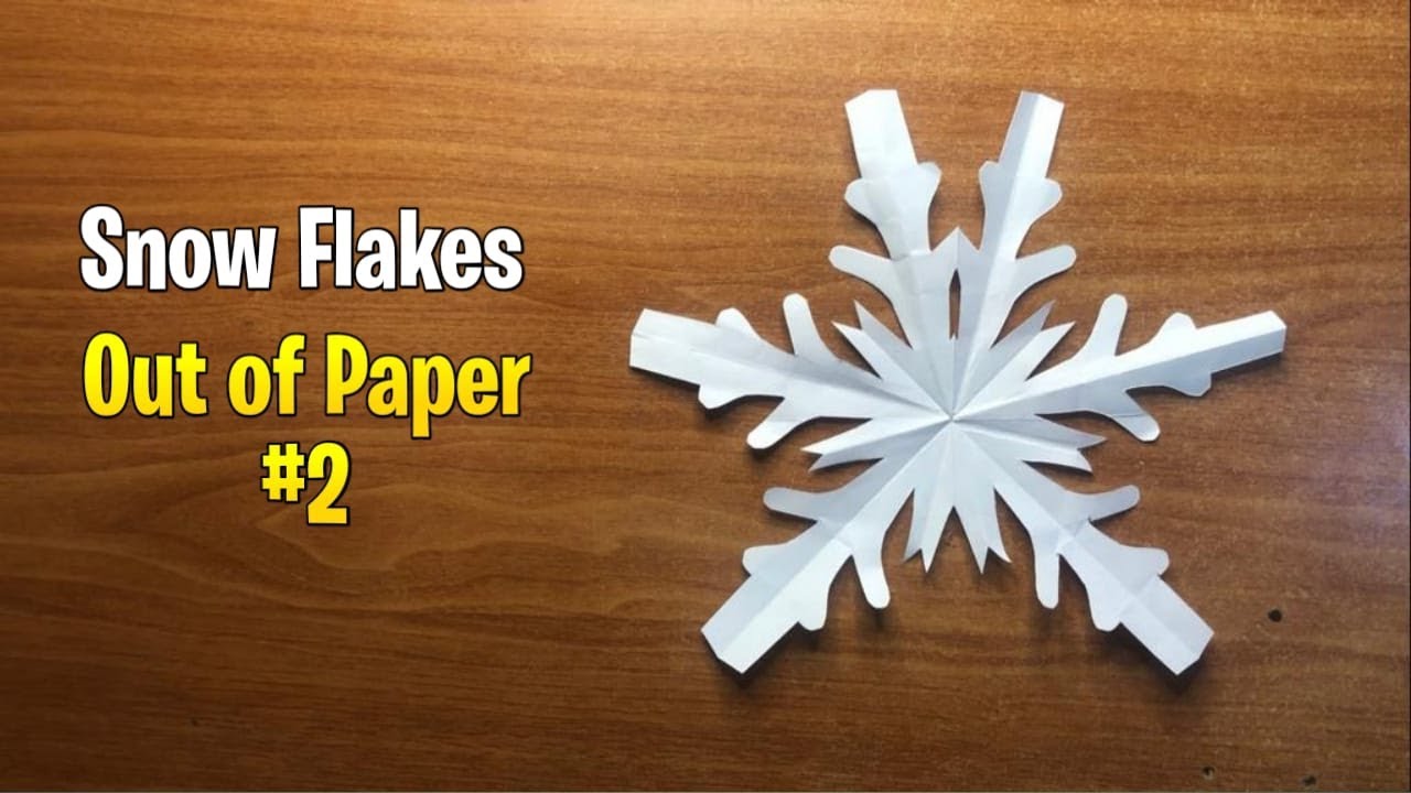 How to make origami Snowflakes Part 2 - YouTube