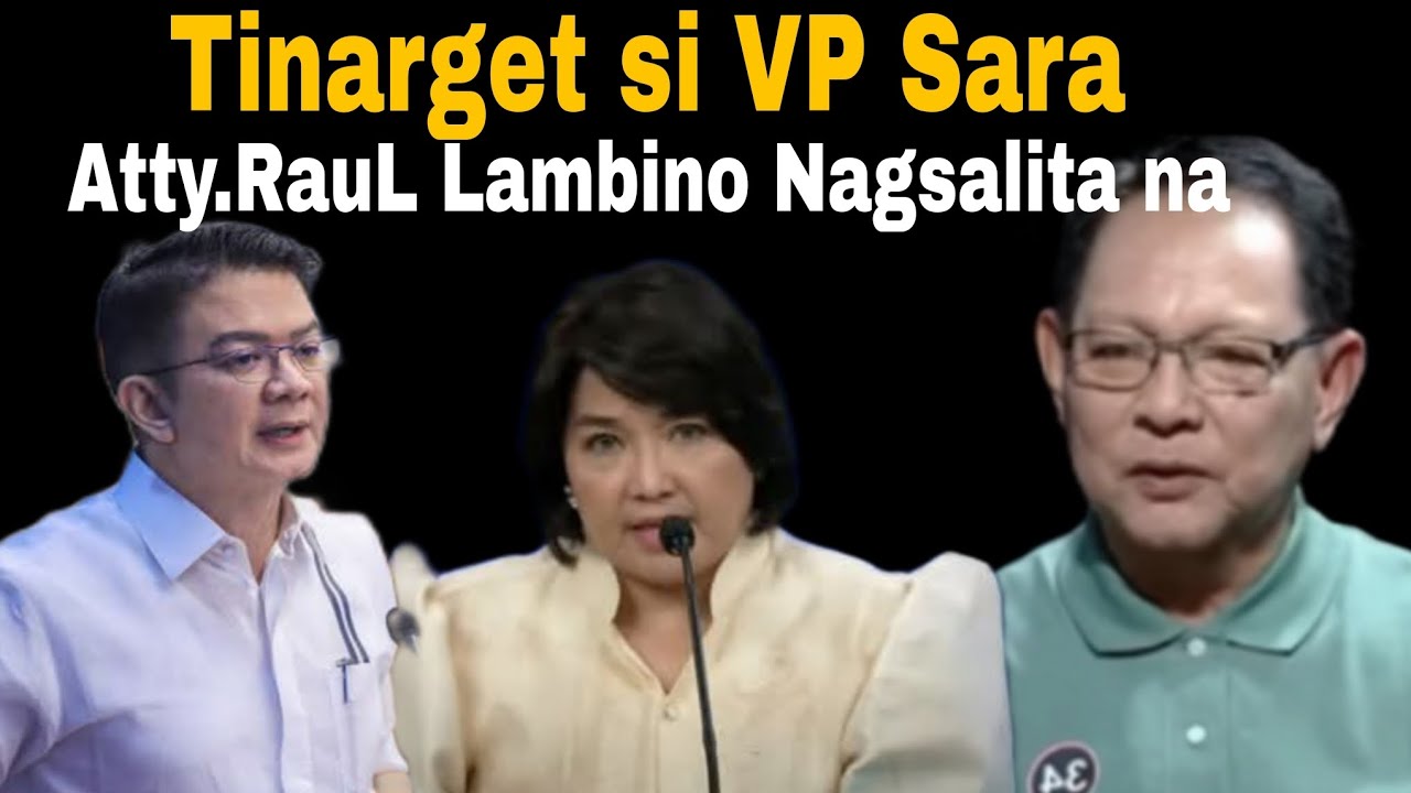 Atty.Raul Lambino Nagsalita na - YouTube
