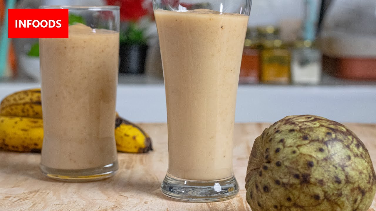Custard Apple and Banana Smoothie | How to Make Custard Apple and ...