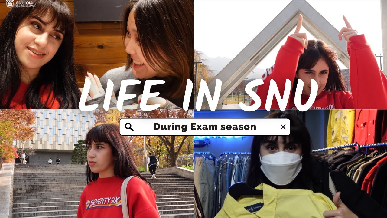 Vlog | Life in SNU during Exam season - YouTube