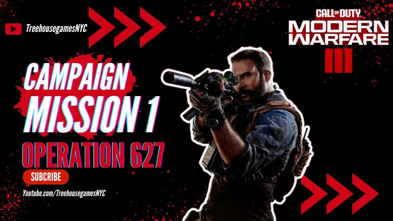 MW3 Campaign Mission 1 - Operation 627 [1440p] [60FPS] - YouTube