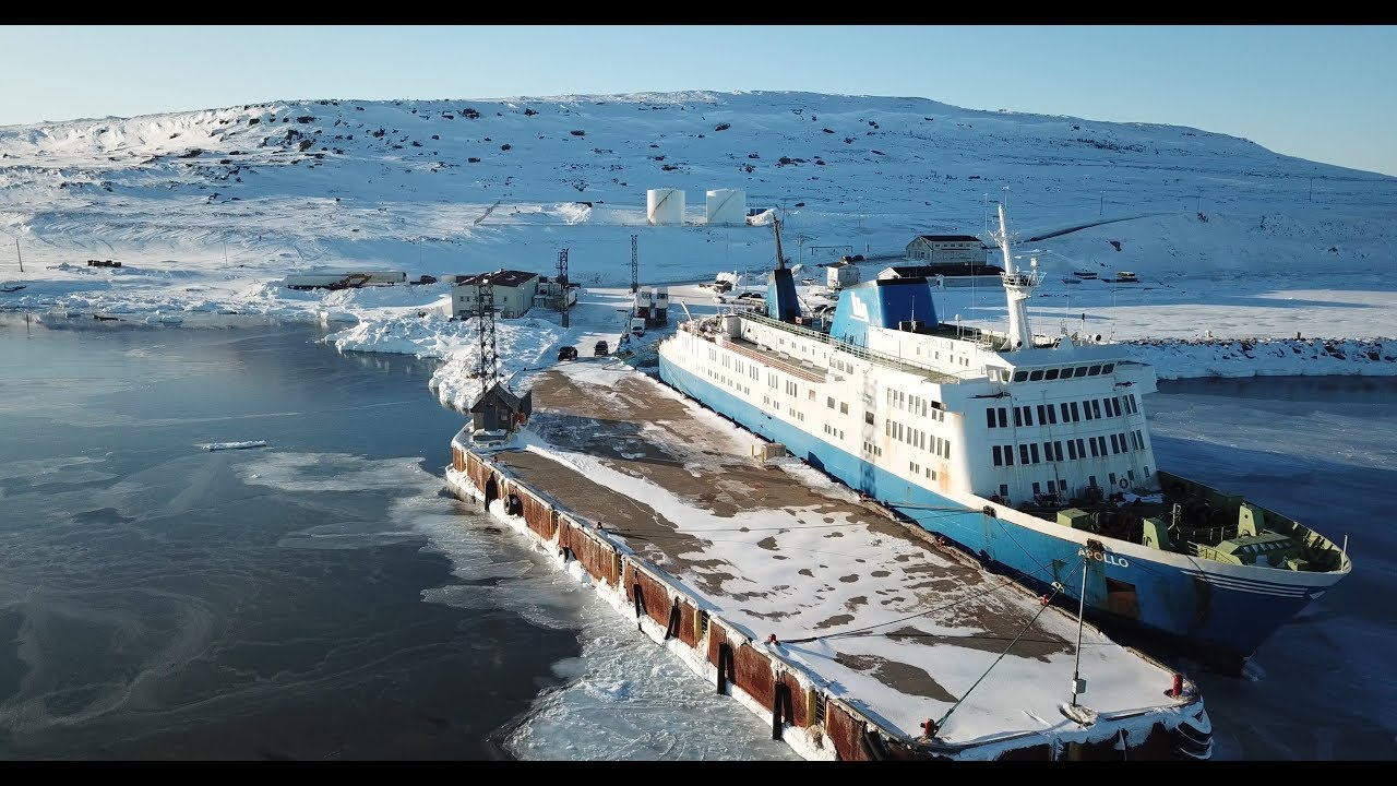MV Apollo Docked at Blanc-Sablon - YouTube