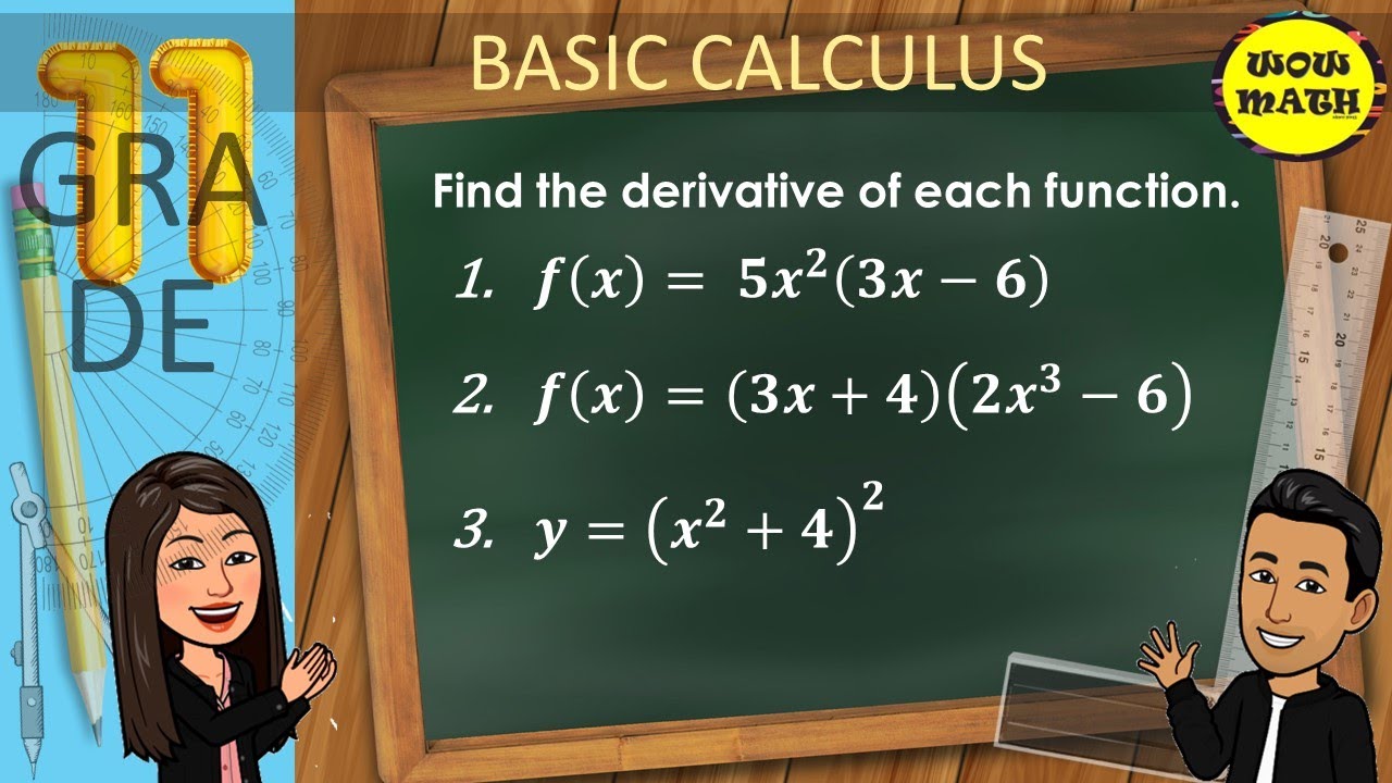 THE PRODUCT RULE FOR DERIVATIVES PART 1 - YouTube