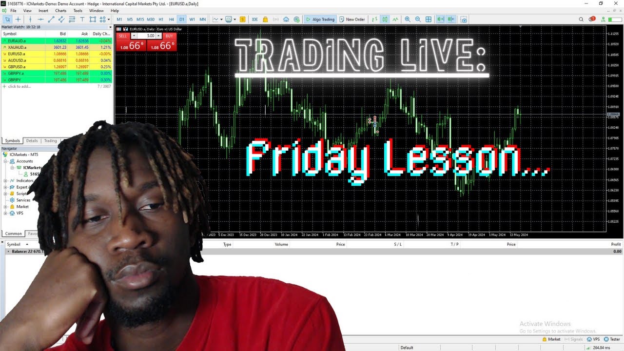 Friday Trade : Unexpected Lesson... - YouTube