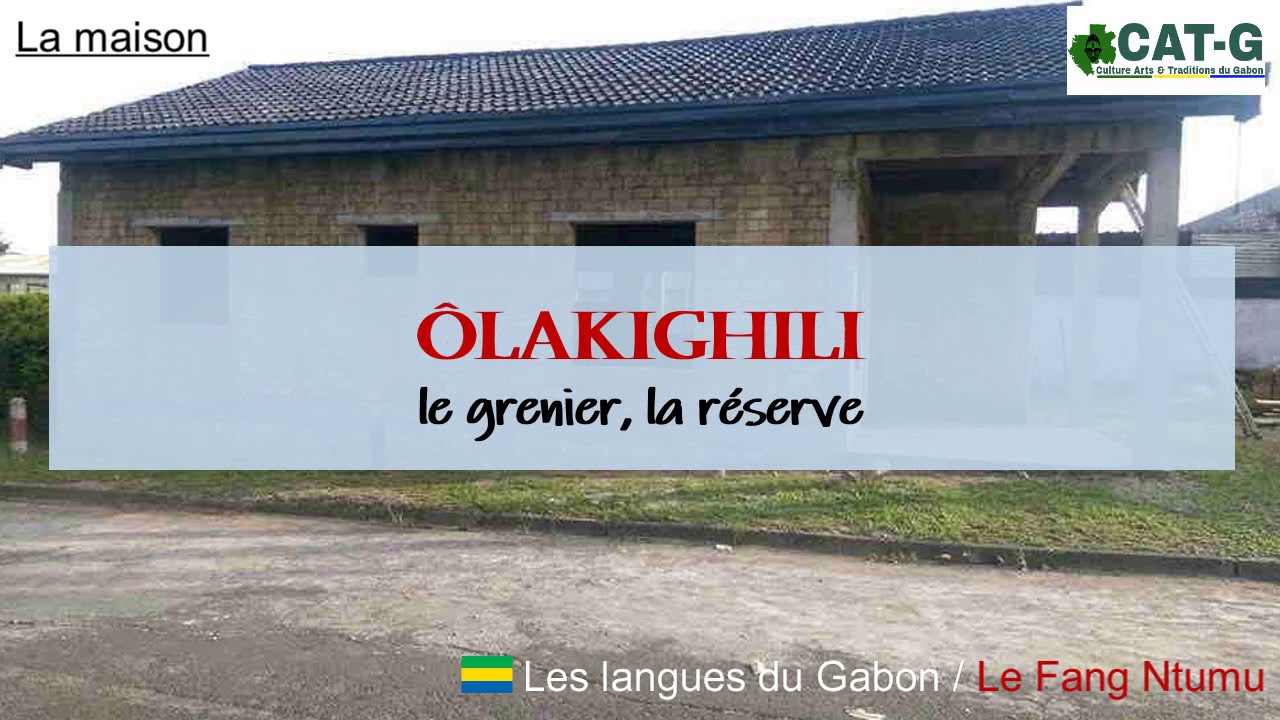 Cours de vocabulaire fang : la maison - YouTube