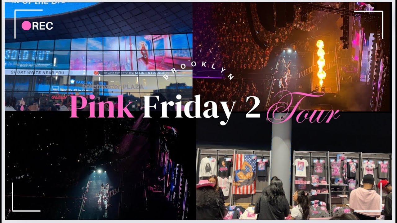 Pink Friday 2 Tour Brooklyn Vlog 🦄🪭🩷 - YouTube