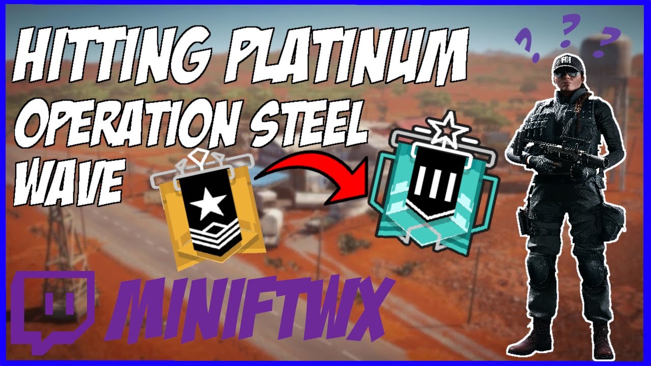 HITTING PLATINUM IN STEEL WAVE? - Ranked Full Game! - YouTube