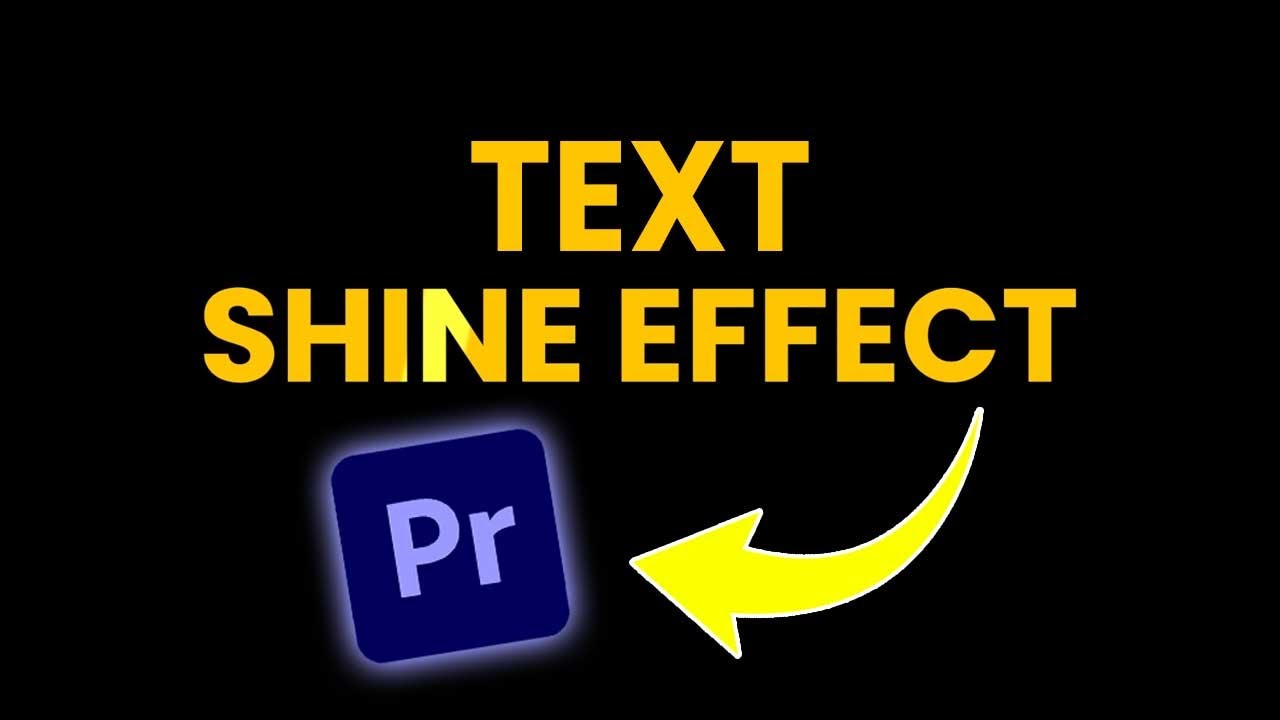 Make Your Text Shine - After Effects Tutorial - YouTube