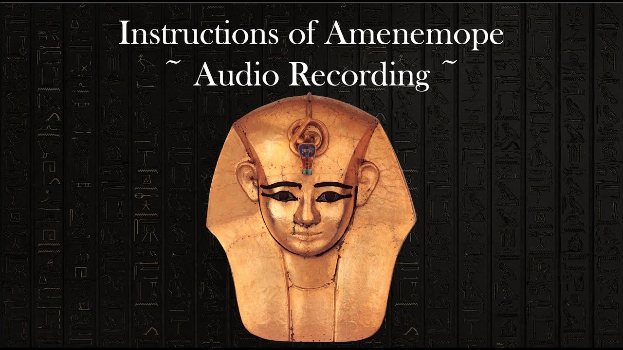 Instructions/Proverbs of Amenemope~720hz Healing Frequency~Audio ...