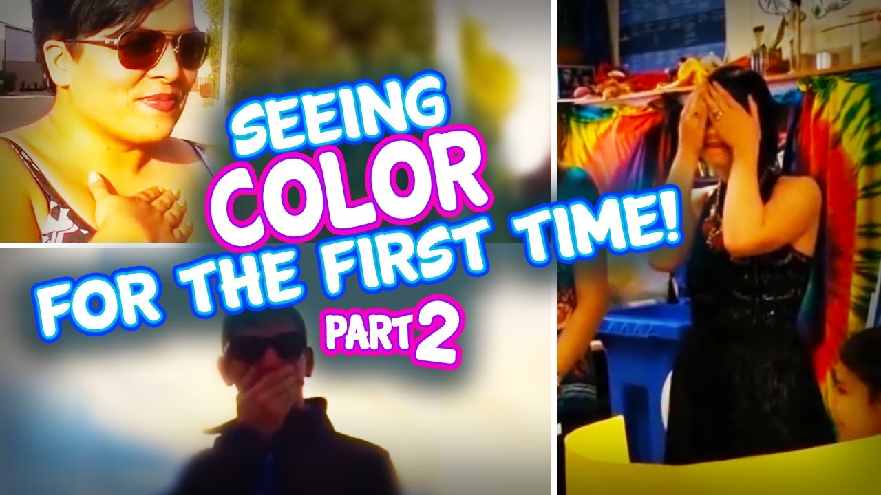 Seeing Color For the First Time Part 2! Tearful Moments | The Gift of ...