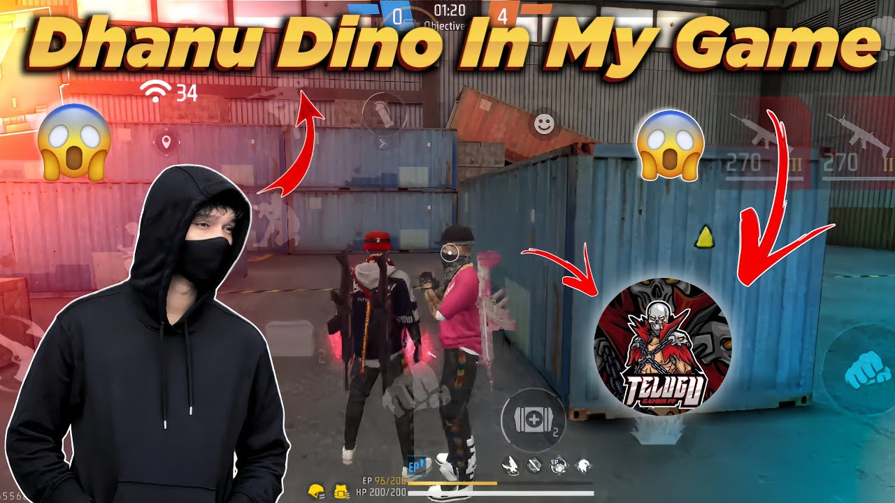 Dhanu Dino In My Game 🎮 // Telugu Gaming In My Game // Free Fire Max ...