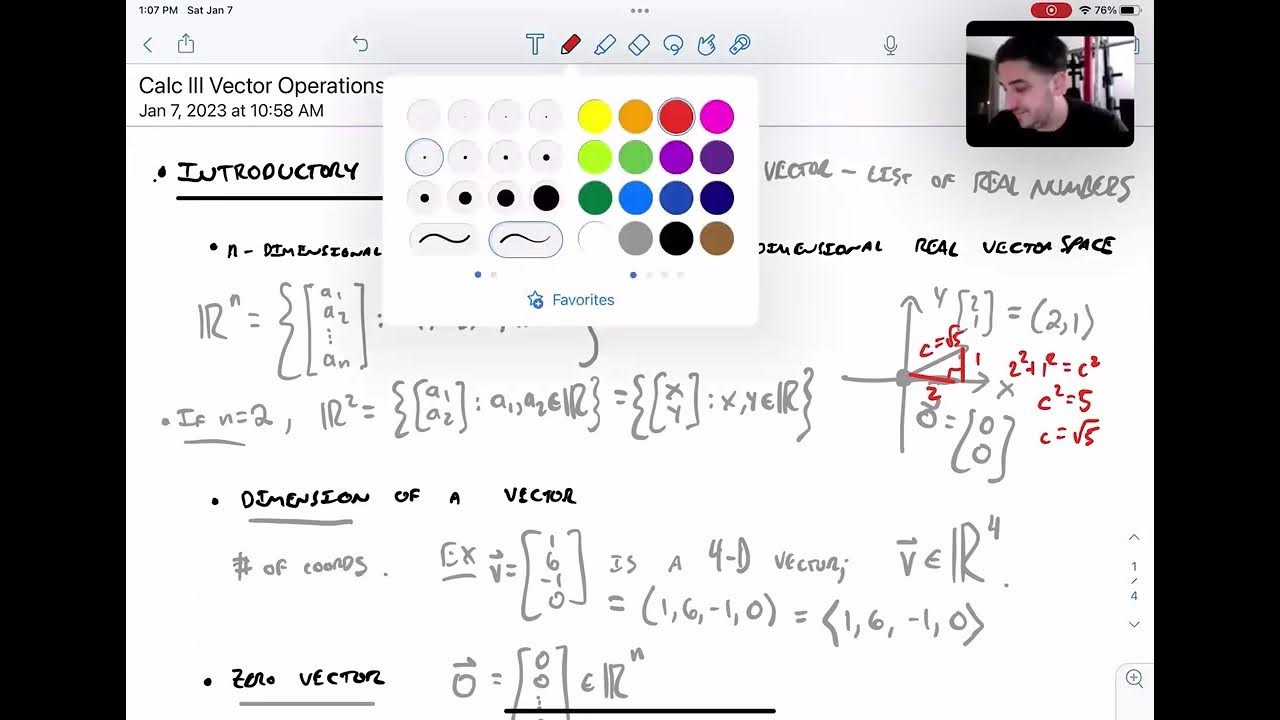 Introduction to Vectors and Vector Operations - YouTube