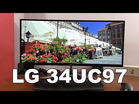 LG 34UC97 UltraWide Curver Monitor Review - YouTube
