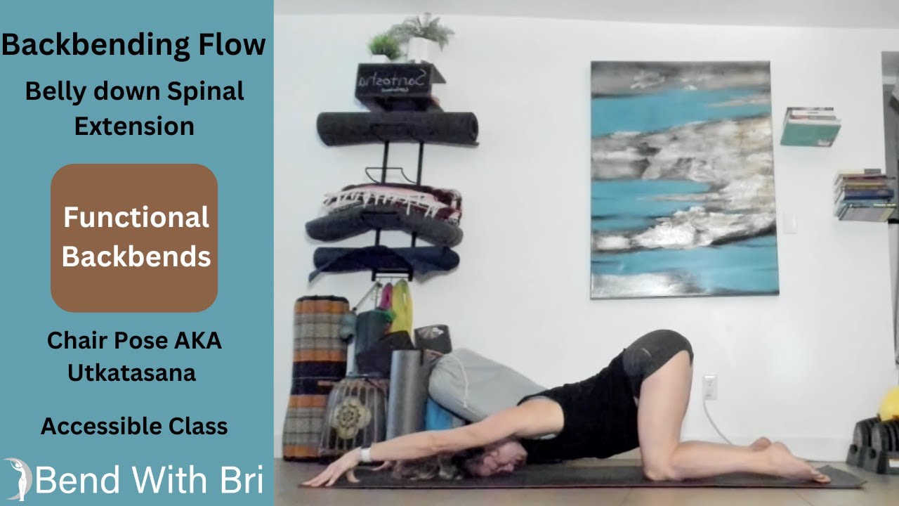 Backbend Yoga Class - 40 minutes - YouTube