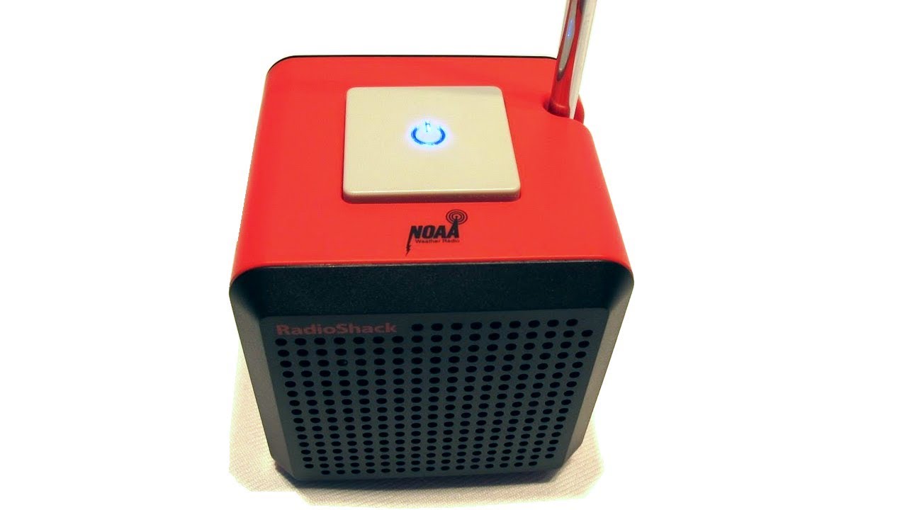 This small red cube tells you the weather - Weatheradio Cube - YouTube