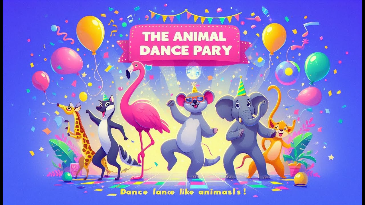 "Animal Dance Challenge for Kids 🕺 | Fun & Active Song!" - YouTube