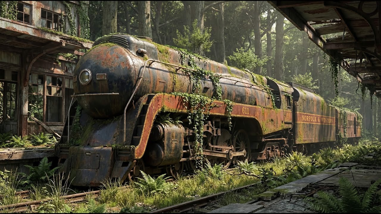 Norfolk & Western 611 Steam Locomotive Restoration (ASMR) + First Fire ...