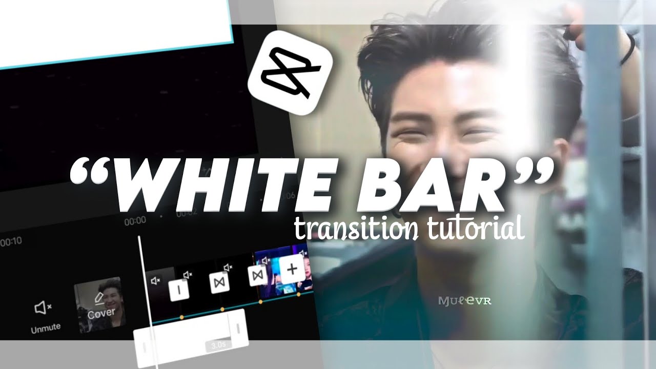 WHITE BAR transition tutorial on Capcut/ KPOP editing tutorial - YouTube