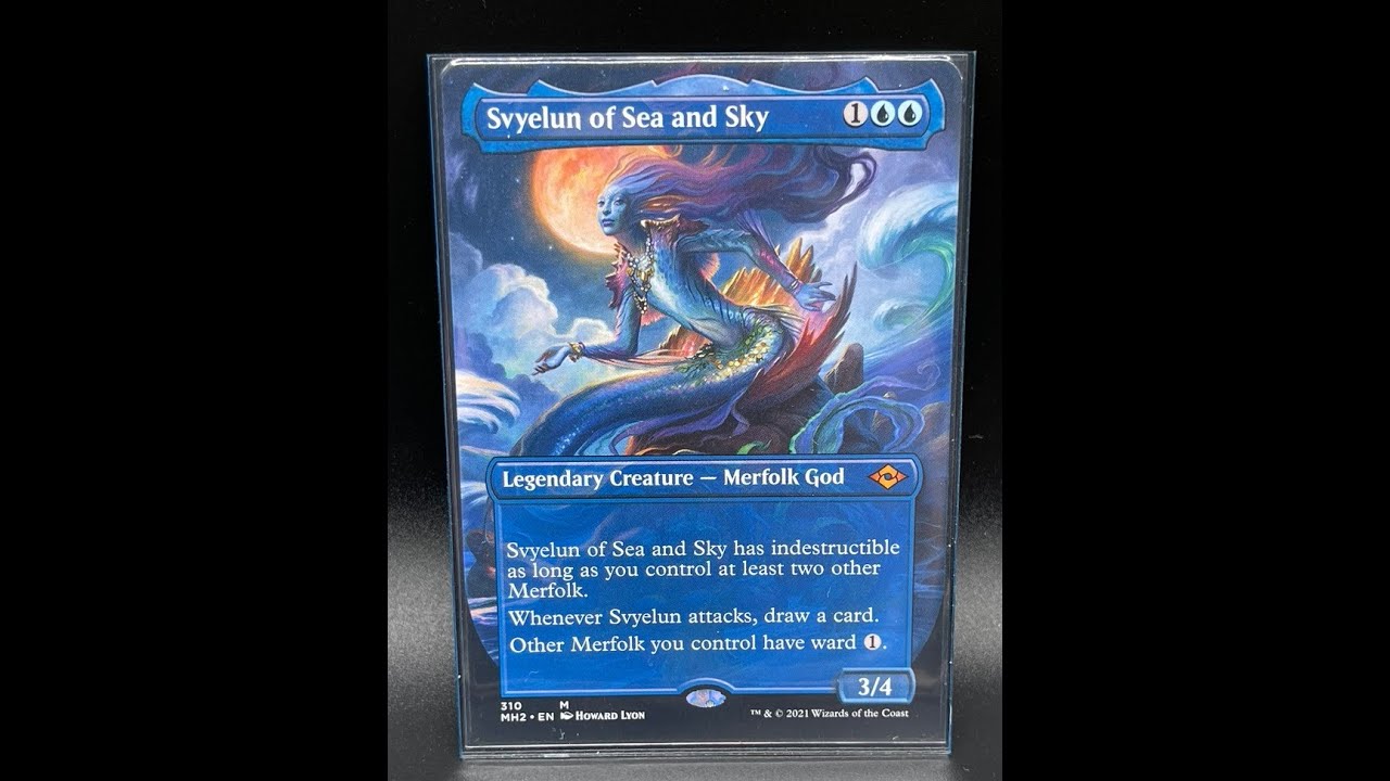MTG Deck Tech Svyelun of Sea and Sky Mono Blue Merfolk Tribal EDH ...