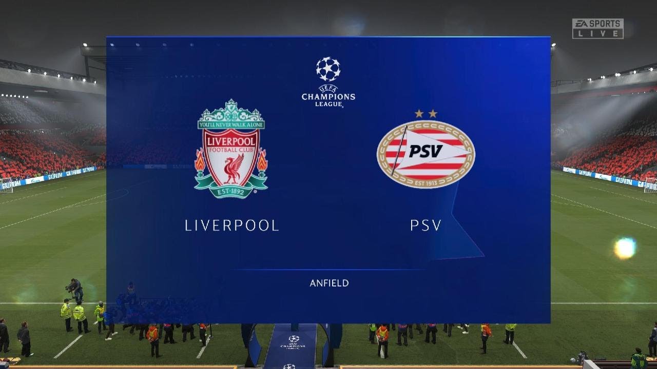 PlayStation 5 ! Fifa 21 ! Liverpool 2 X 2 Psv ! Liga dos campeões - YouTube