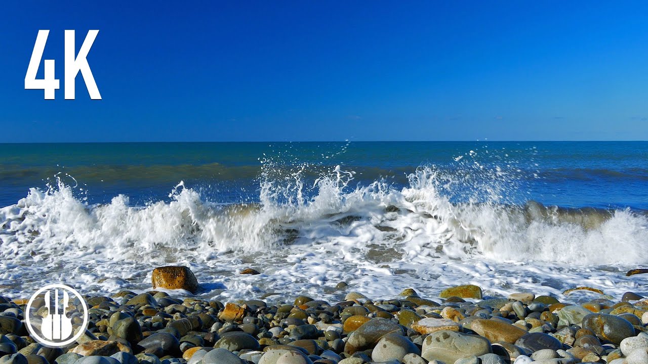 Powerful Sea Waves Sounds for Deep Sleeping, Study, Relax [12 Hours of ...