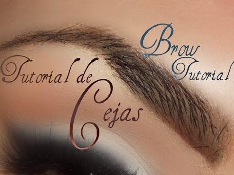 Mi tutorial de Cejas / My Brow tutorial - YouTube