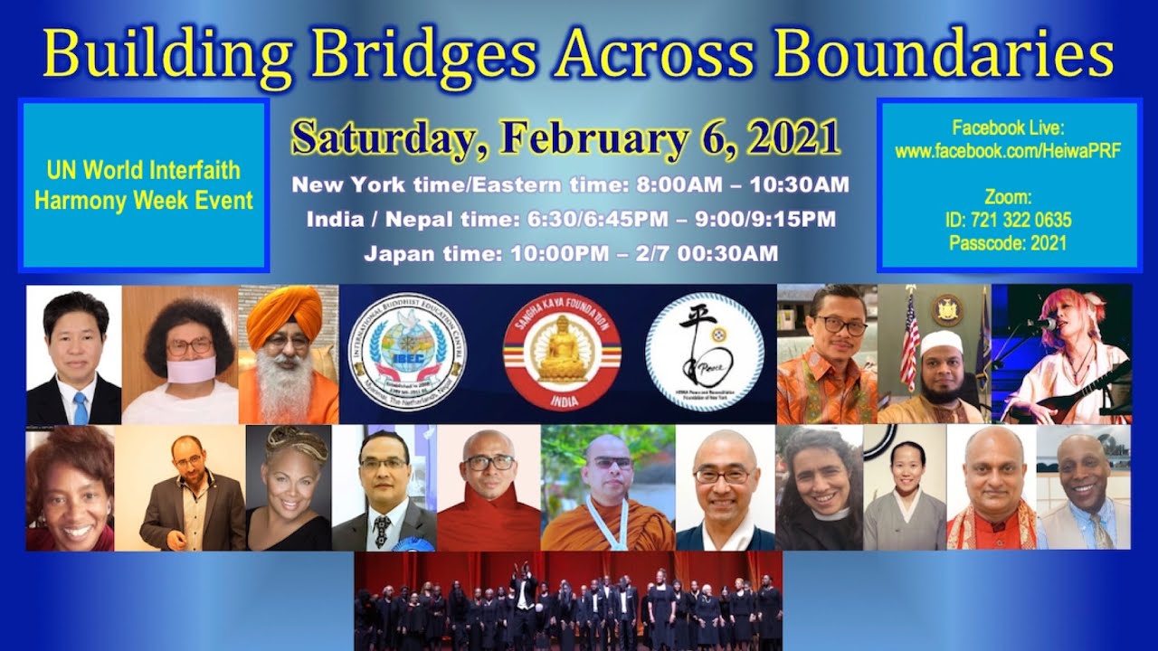 World Interfaith Harmony Week: Building Bridges Beyond Boundaries 2021 ...