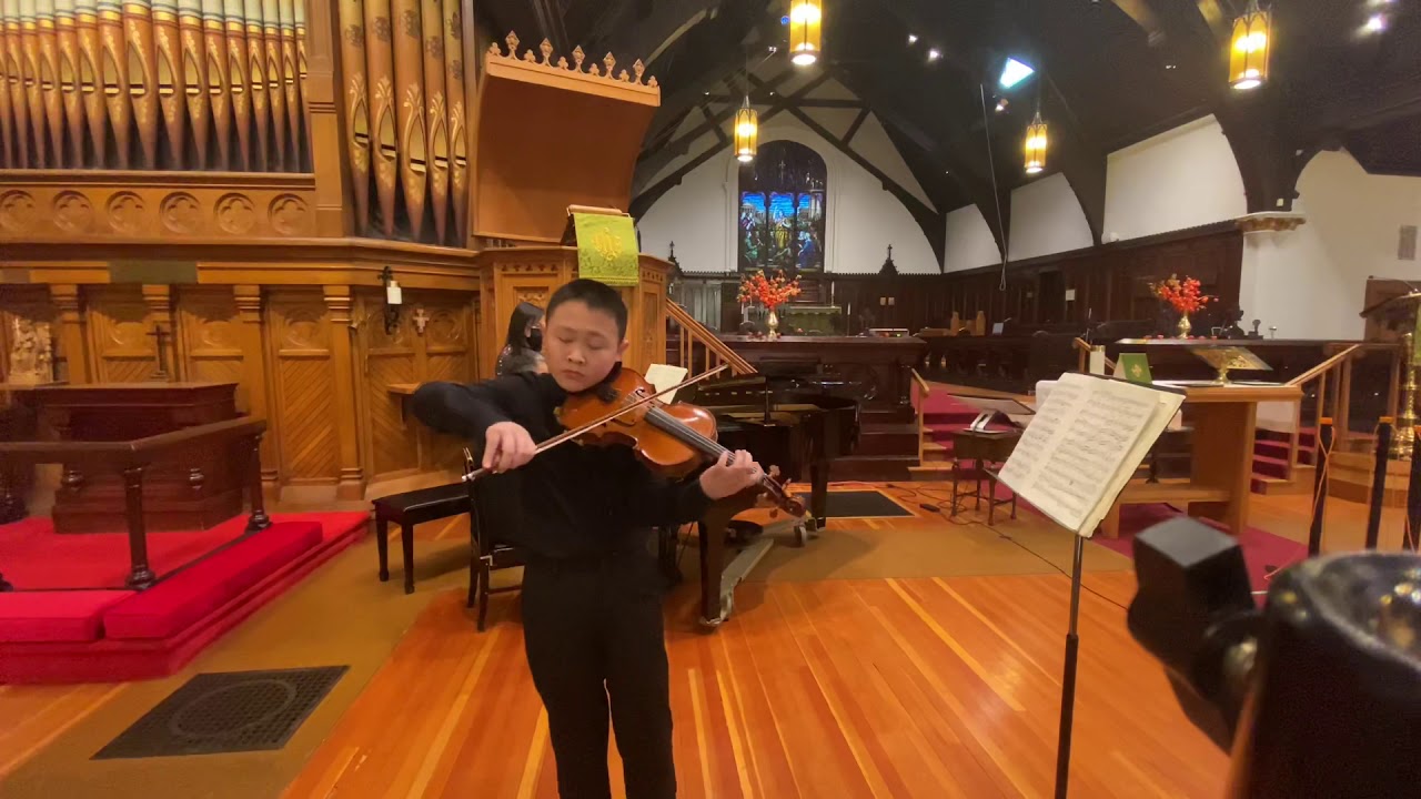Davie Chenlin Liu RCM Violin Level 10 Practical Exam - October 26 ...