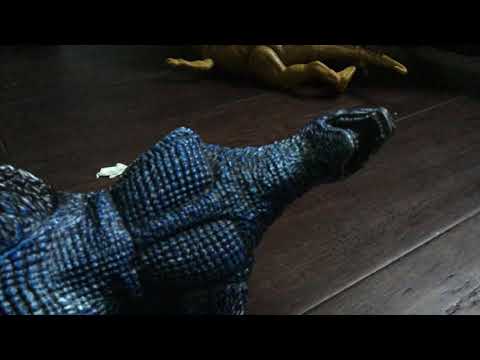 Blue  the raptor bites my arm off and kills me by throwing me