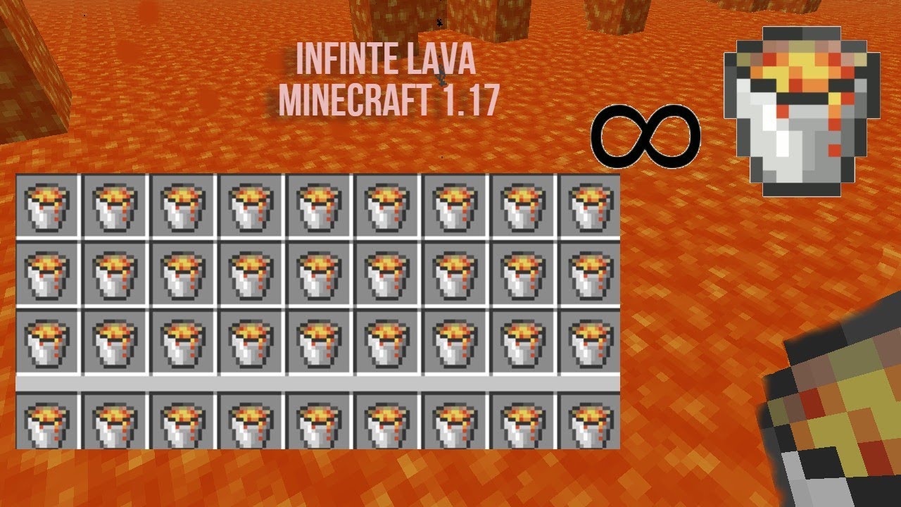 INFINITE LAVA GENERATOR IN MINECRAFT 1.17 TRICK?!?!? #Shorts - YouTube