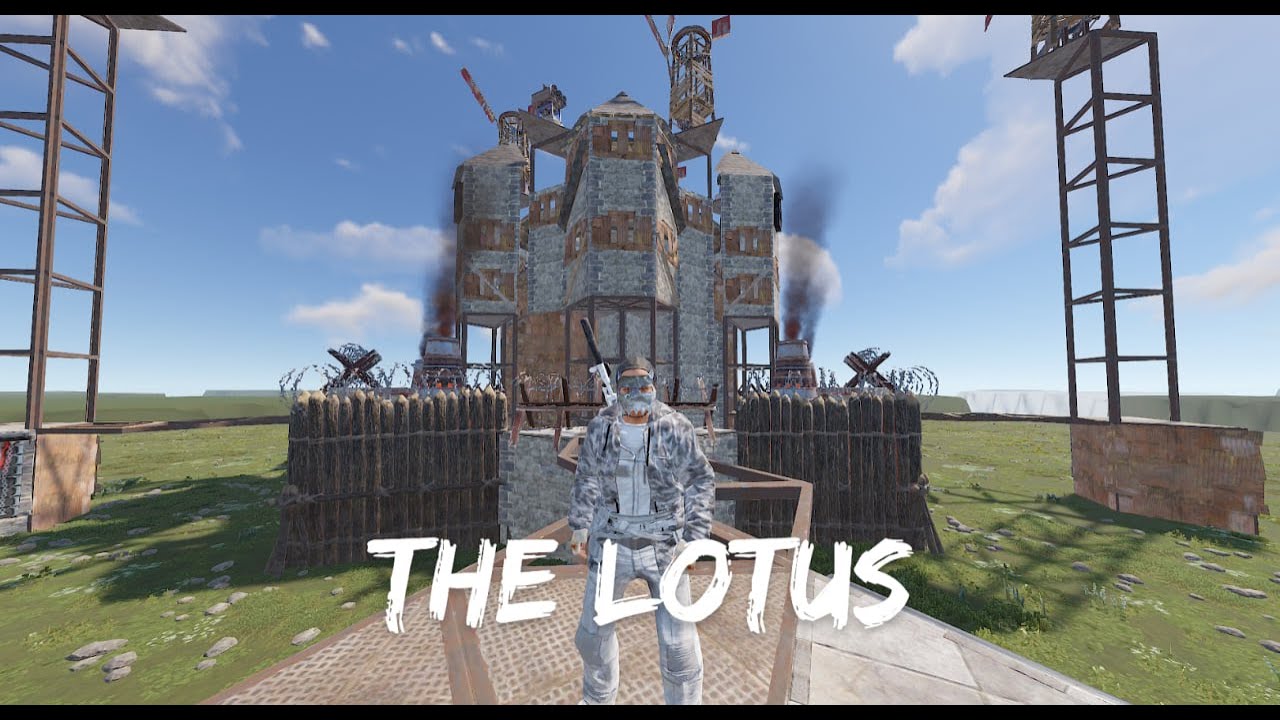 THE LOTUS - ЛУЧШИЙ ДОМ ДЛЯ 4-6 ЧЕЛОВЕК В РАСТ/RUST | ОПЕН-КОР | МУЛЬТИ ...