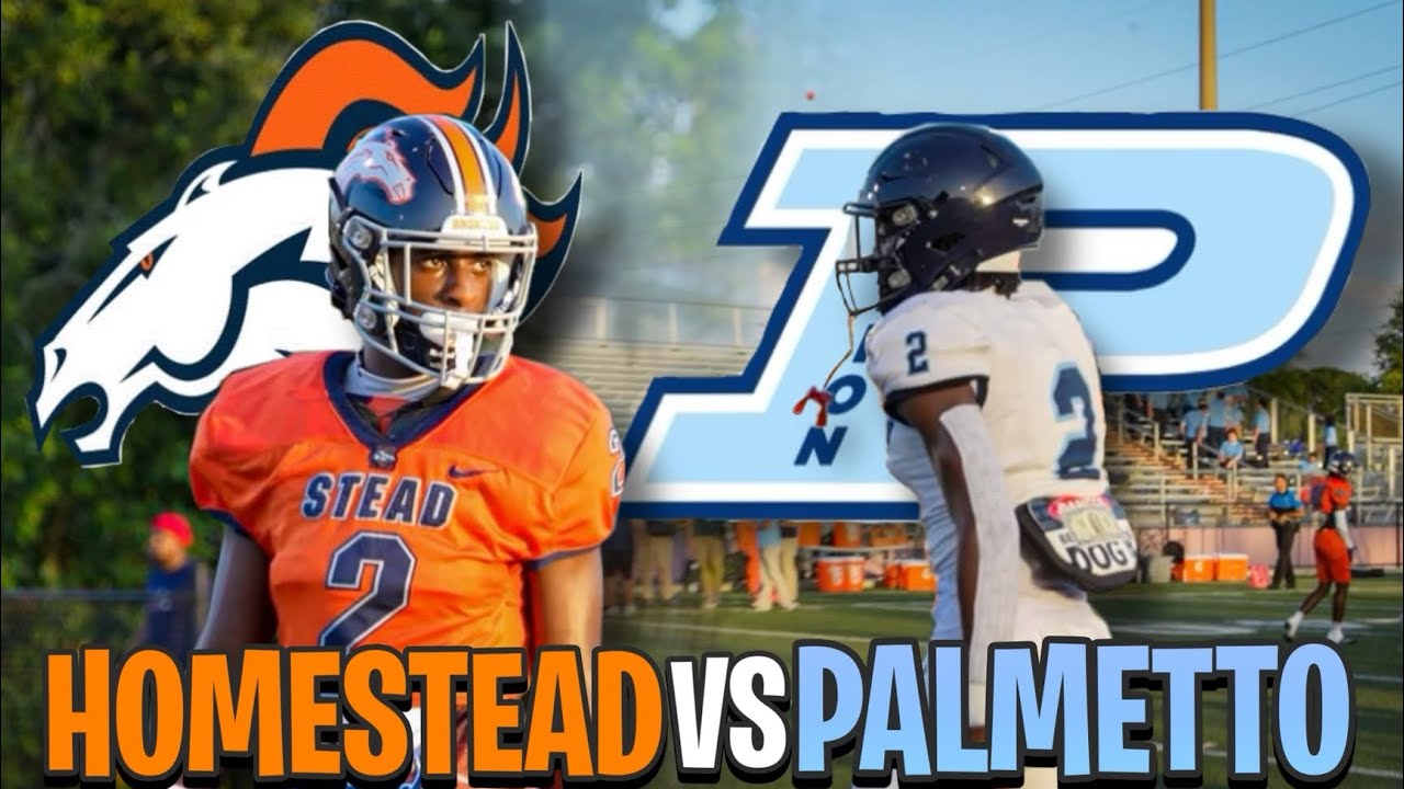 WEEK 1 OF HIGHSCHOOL FOOTBALL || PALMETTO UPSETS HOMESTEAD IN A ONE ...