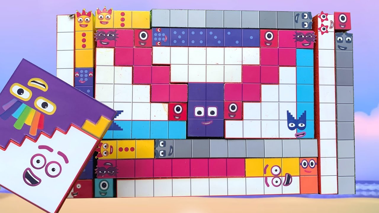 Looking for Numberblocks NEW 20 160 Puzzle Tetris Shape | ASMR chirping ...