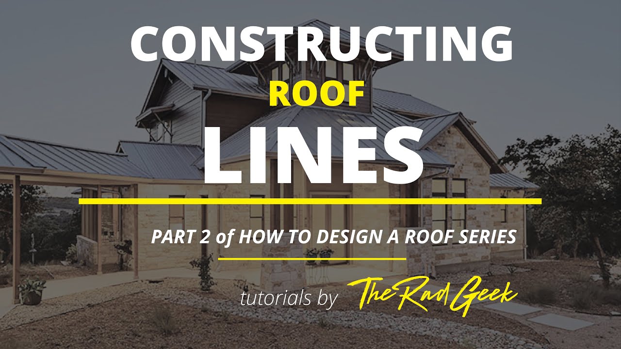 How To Design a Roof (Roof Lines) - YouTube