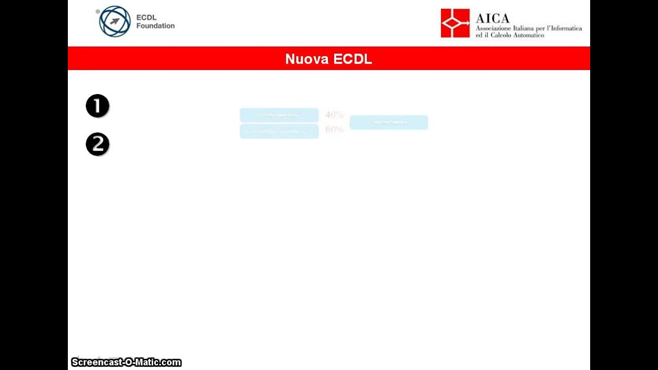 Skill Card ECDL Core attiva - YouTube