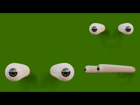 Free Green Screen Funny eyes popping out For After Effects & Premiere Pro