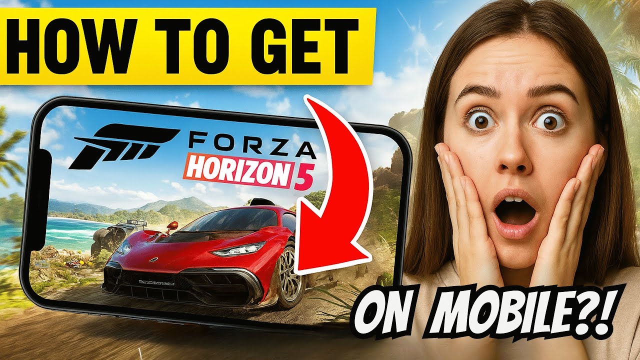 No PC Needed?! Watch HOW TO PLAY Forza Horizon 5 on Mobile! ANDROID ...