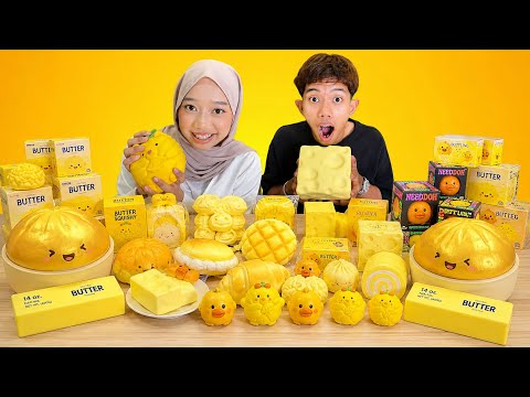 ADIK BORONG SEMUA SQUISHY WARNA KUNING
