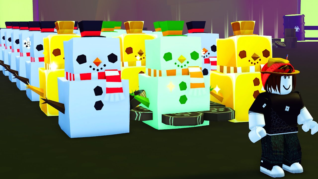 OMGGG..! Full Team of HUGE Snowman in Pet Simulator X! (Christmas Event ...