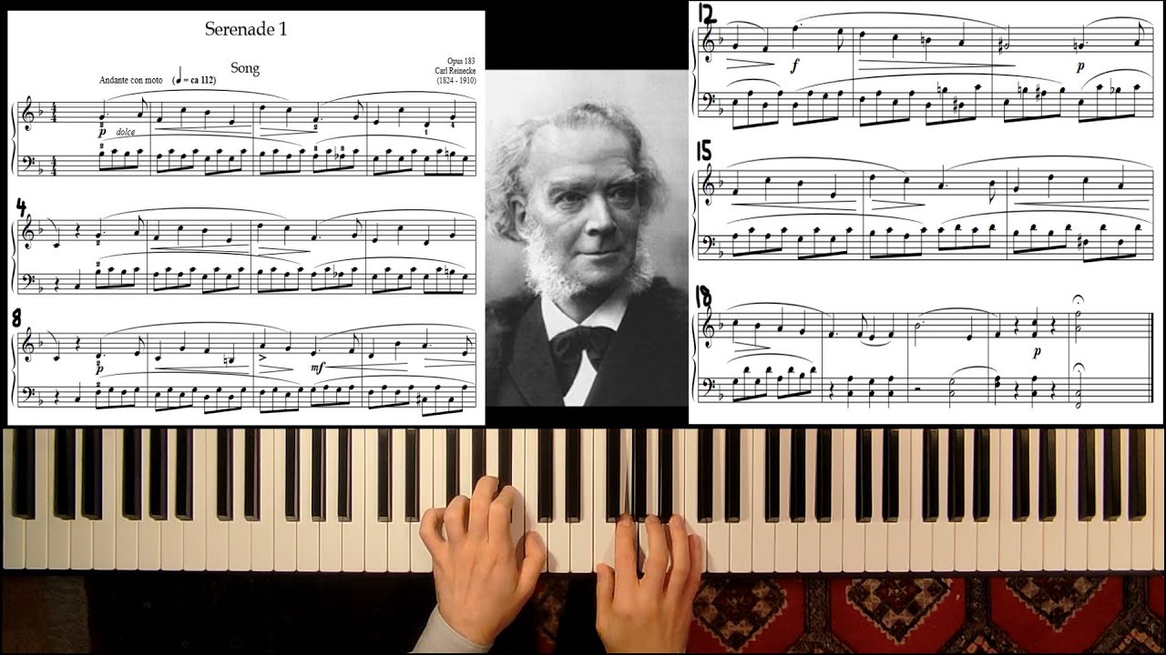 Reinecke - Song Op. 183 No. 1 - Lesson / Tutorial - YouTube