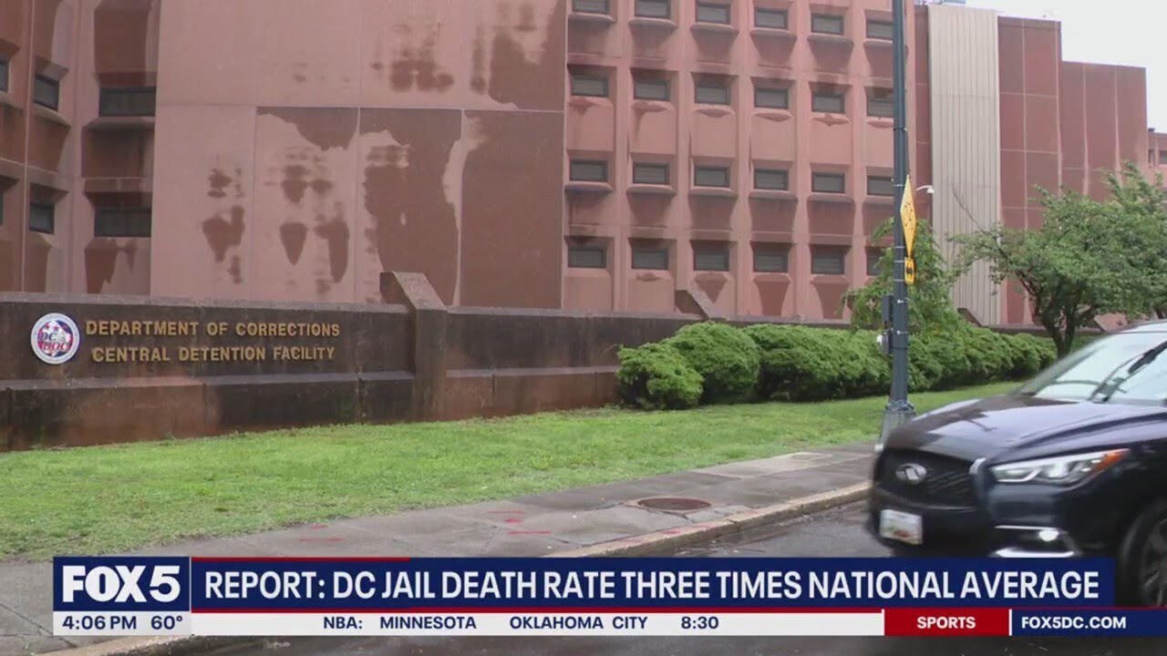 DC jail's death rate more than three times the national average - YouTube