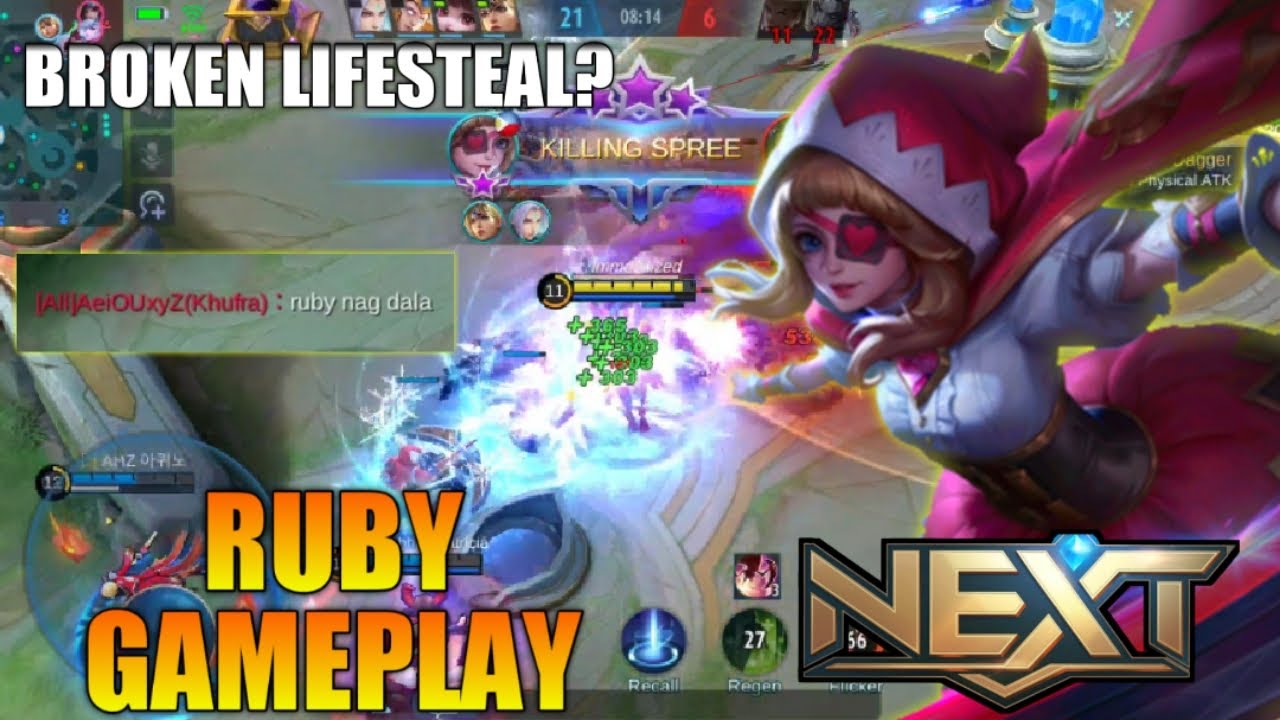 UNKILLABLE RUBY LADY ZOMBIE | RUBY GAMEPLAY | UNLIMITED LIFESTEAL ...