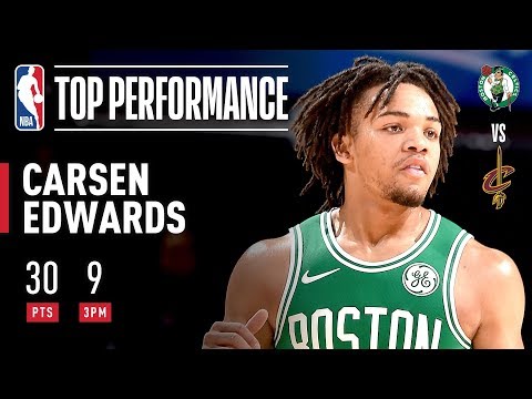 Carsen Edwards KNOCKS DOWN 8 3-POINTERS IN 3rd Q! | 2019 NBA Preseason