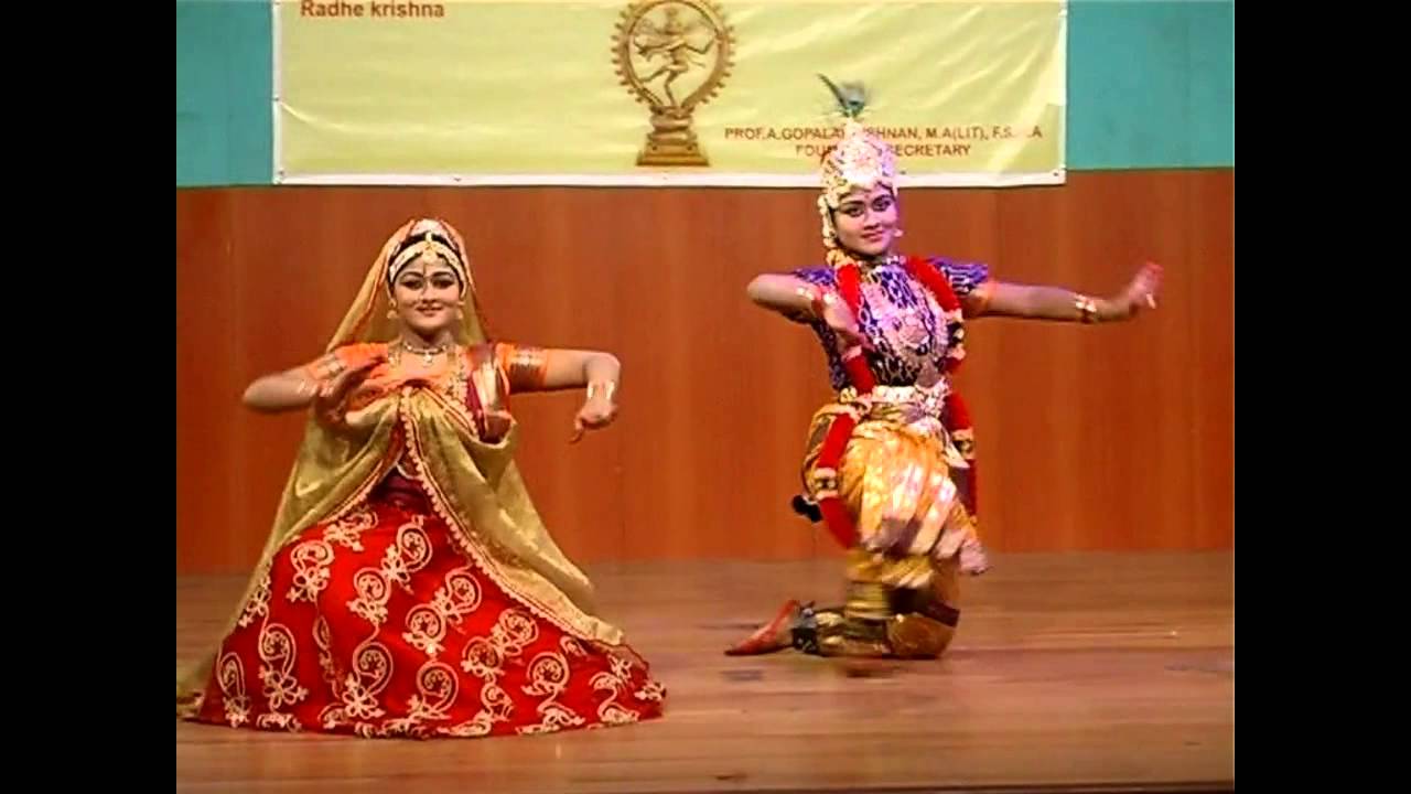 INDIA (radha krishna padam) bharathanatyam - YouTube